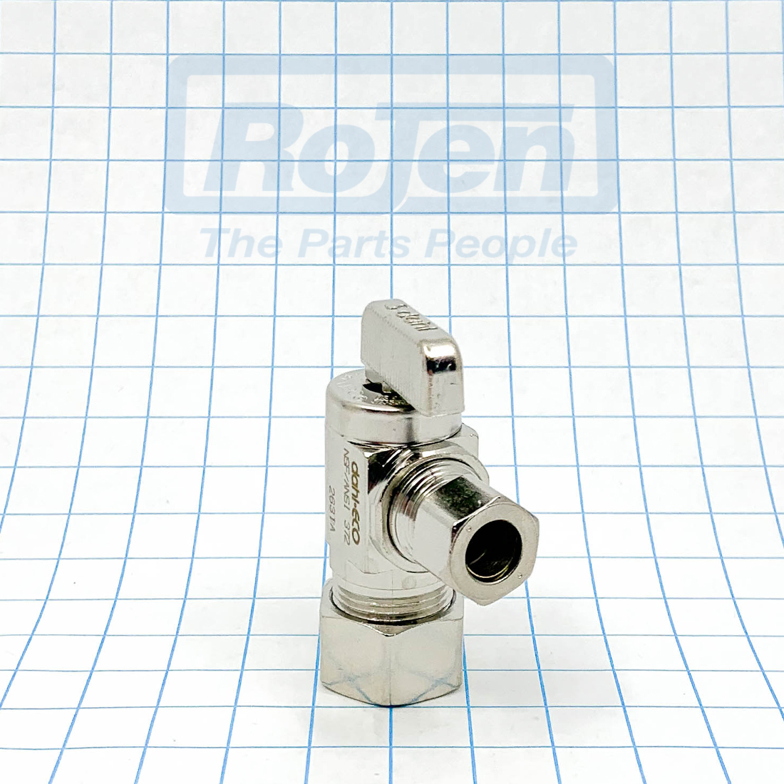 RoJen DAHL 1 4 TURN ANGLE STOP 5 8 OD X 3 8 OD RoJen