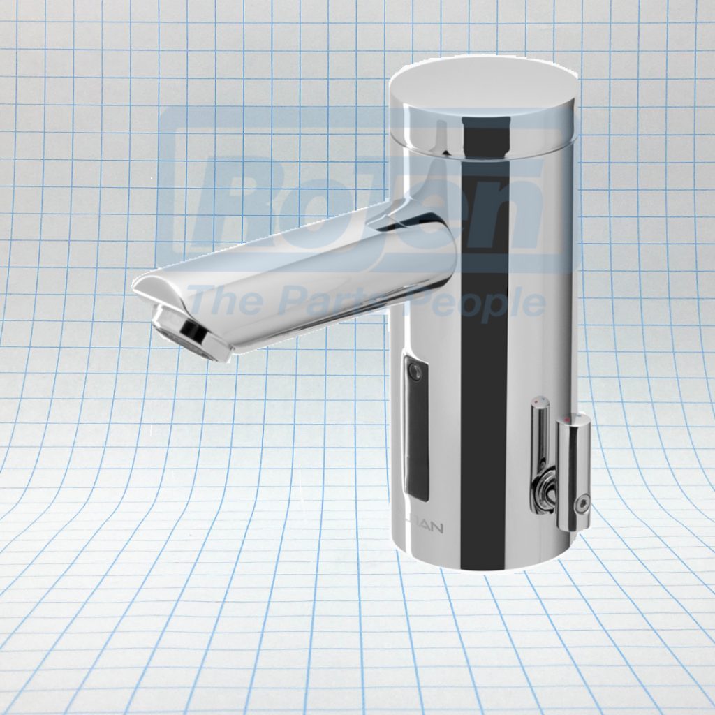 RoJen | SLOAN AUTO FAUCET, HARD WIRED, INTEGRAL SIDE MIXER - RoJen